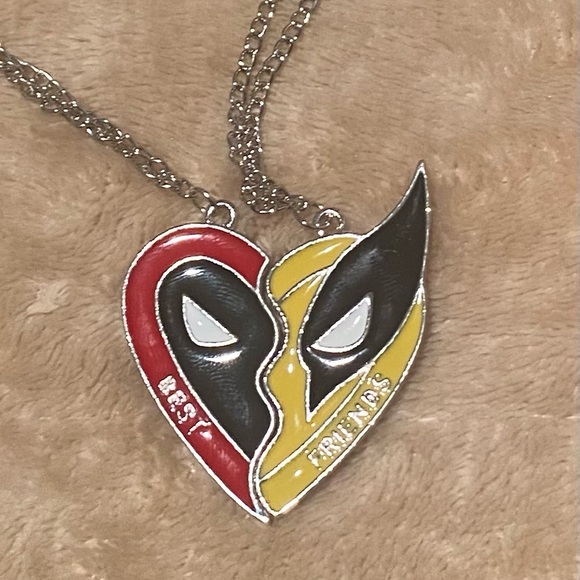 Marvel | Toys | Deadpool Wolverine Necklace Best Friends From Marvel ...